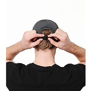 Western Rise Versa Men's Hat. Packable, Waterproof and Stretchy Designed for Maximum Versatility Charcoal