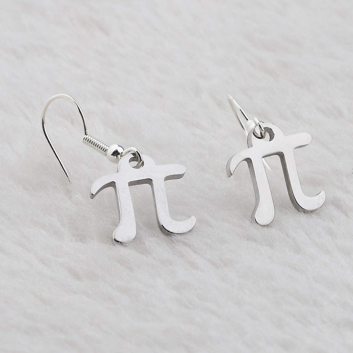 Unisex Pi Sign Earring Back to School Gift Science Jewelry (earring)