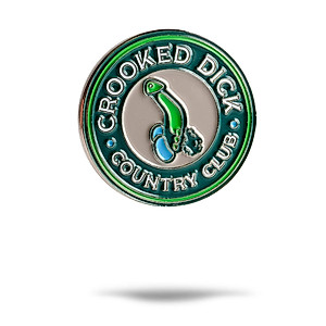 Pins & Aces Golf Ball Marker - Premium Metal, Unique Enamel Paint Custom Design - Attaches to Any Magnet - Add Style & Customize Your Golf Game