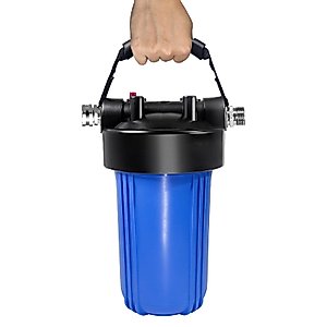Hansing RV Water Filter System, Anti-Clog Inline Water Filter for 25K Gallons with One-Piece 5-Stage Filtration, Removes Sediments, Chlorine, VOCs, Heavy Metals, Bad Taste, Odor, and More