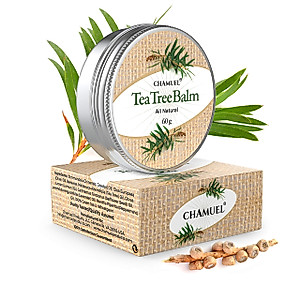Chamuel Tea Tree Oil Balm -100% All Natural | Great Cream for Soothing Irritations like Rashes, Insect Bites, Folliculitis, Acne, Itches, Dry Heels, Cuticles, Saddle Sores and more!