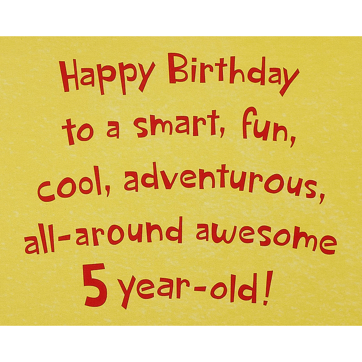 American Greetings 5th Birthday Card (Awesome Birthday)