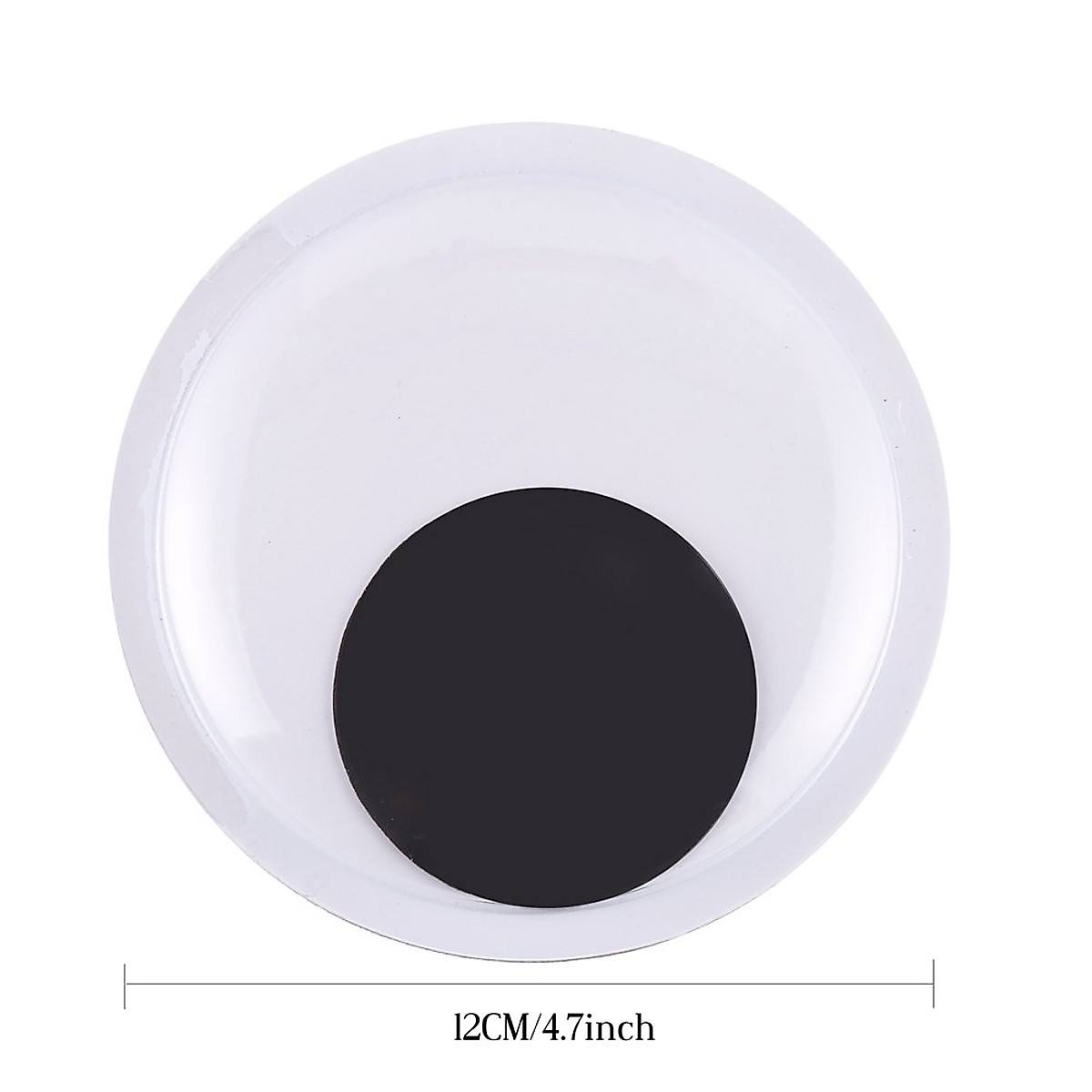 DECORA 6 Inch Large Wiggle Googly Eyes with Self Adhesive for Crafts Set of 4