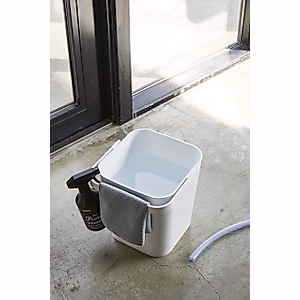 YAMAZAKI home Tower Storage Bin White