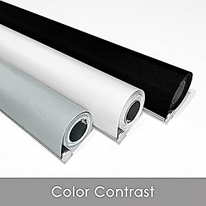 100% Blackout Roller Window Shades, Window Blinds with Thermal Insulated, UV Protection Waterproof Fabric, roll up and Down Blinds for Home and Office (Black - 20" W x 72" H)