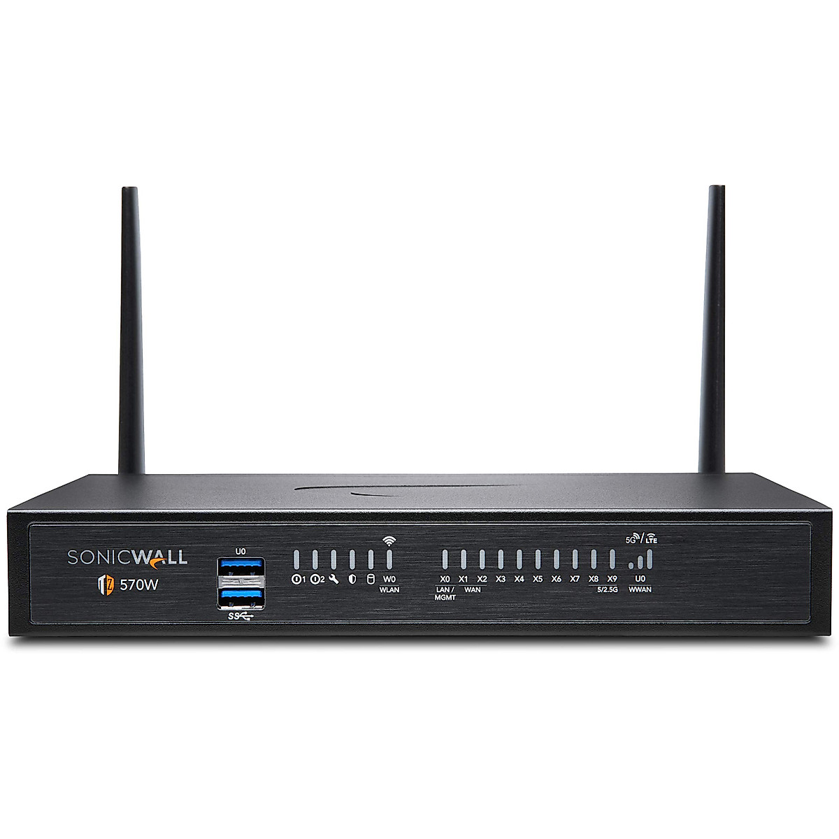 Sonicwall TZ570W Wireless Network Security Appliance (02-SSC-2835) | Next-Generation Firewall | Zero-Touch Deployment | 8X 1GbE Ports, 2X 5GbE Ports