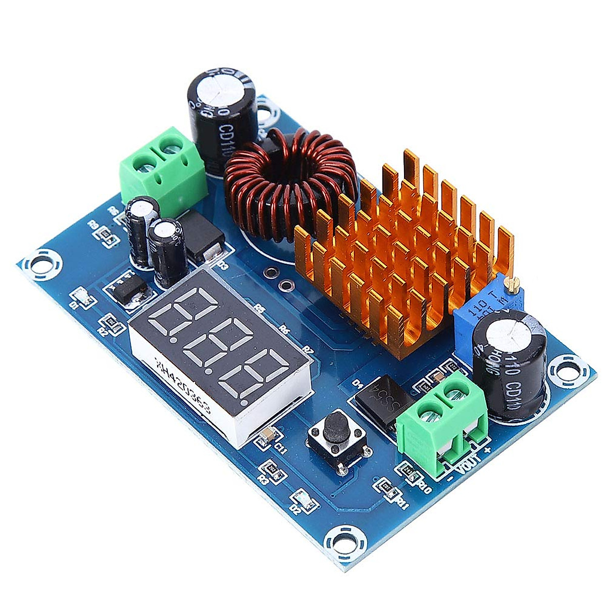Ymiko Boost Converter Module XL6009 DC to DC 3.0-30 V to 5-35 V Output Voltage Adjustable Step-up Circuit Board Apply to Laptops Voltage Regulator for Solar Panels