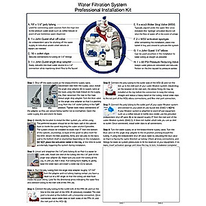 Professional Water Filtration Installation Kit