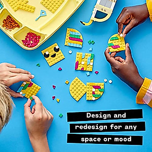 LEGO 41948 DOTS Cute Banana Pen Holder, Arts and Crafts Set, Toy Pencil Pot Desk Organizer, DIY Bedroom Accessories, Gifts for Kids, Girls & Boys 6 Plus Years Old