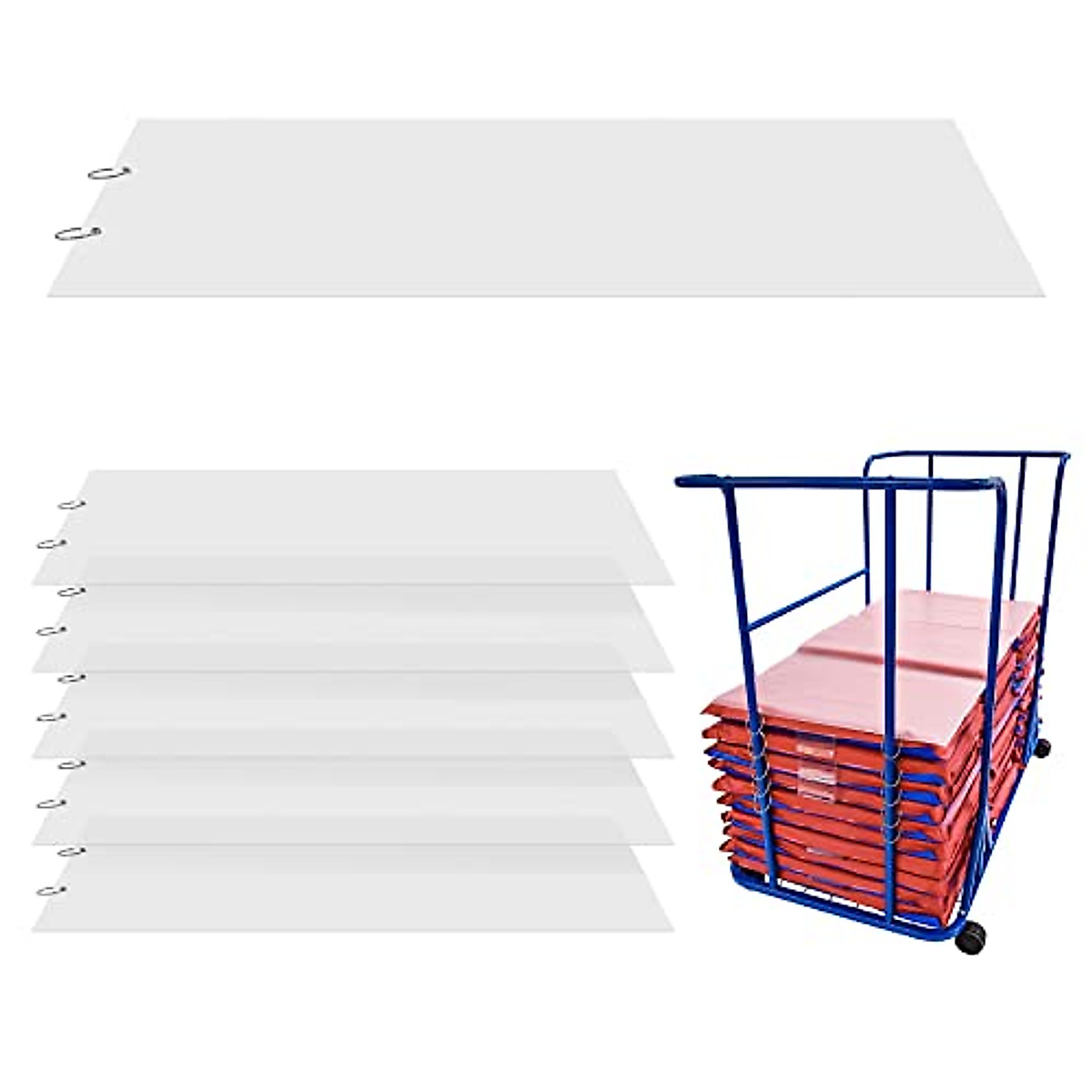 5 Pieces Nap Rest Mat Dividers Kids Folding Sleeping Mats Storage to Keep Daycare Preschool Separating Toddler Nap Sleep Mats Clean