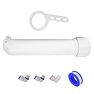 HUINING RO Membrane Housing for Residential Reverse Osmosis Membrane Water Filter Cartrige Replacement for Home Drinking Water Filtration System Household