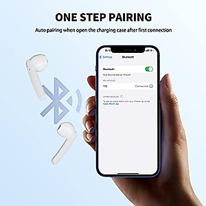 JOYWISE Bluetooth Headphones V5.3 Wireless Earbuds 42Hrs Battery Life IPX6 Waterproof Earphones with Microphone Stereo Headset for Workout Cell Phone Gaming Computer Laptop Sport