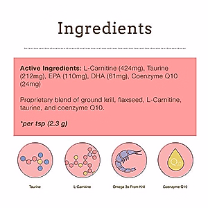 Herbsmith Taurine Boost - Cardiac and Heart Support for Dogs and Cats - Taurine Supplement for Dog and Cat Heart Health – with CoQ10, Taurine and L-Carnitine for Dogs - 75g