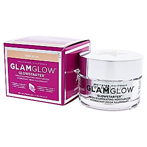 Glamglow Glowstarter Mega Illuminating Moisturizer, 1.7 oz - Nude Glow for All Skin Types, Unisex