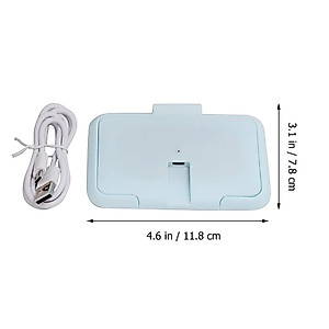 Kisangel 1 Set Baby Wipe Warmer Diaper Wipe Warmer USB Charge Portable Wet Tissue Heater for Outdoor Winter