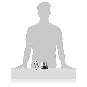 Ninja XSKGRINDER Foodi Coffee and Spice Grinder, Pulverize Through Tough Spices, 12-Tbsp. Capacity, Stainless Steel and Black