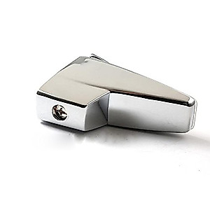 XVL 14-Inch Bathroom Glass Shelf, Chrome GS3004B