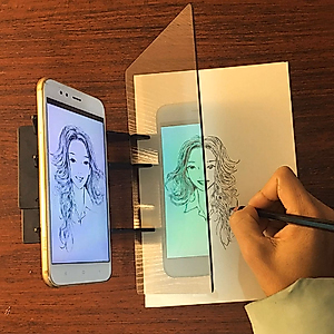 Optical Drawing Projector Tracing Board, Drawing Board Drawing Tool Projector, Sketching Tool Drawing Board Tracing Board Painting Artifact for Beginners and Kids