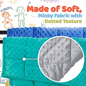 LITTLE CHUBBY ONE Weighted Lap Pad - Heavy Blanket - 7 Lbs - 19" x 22"