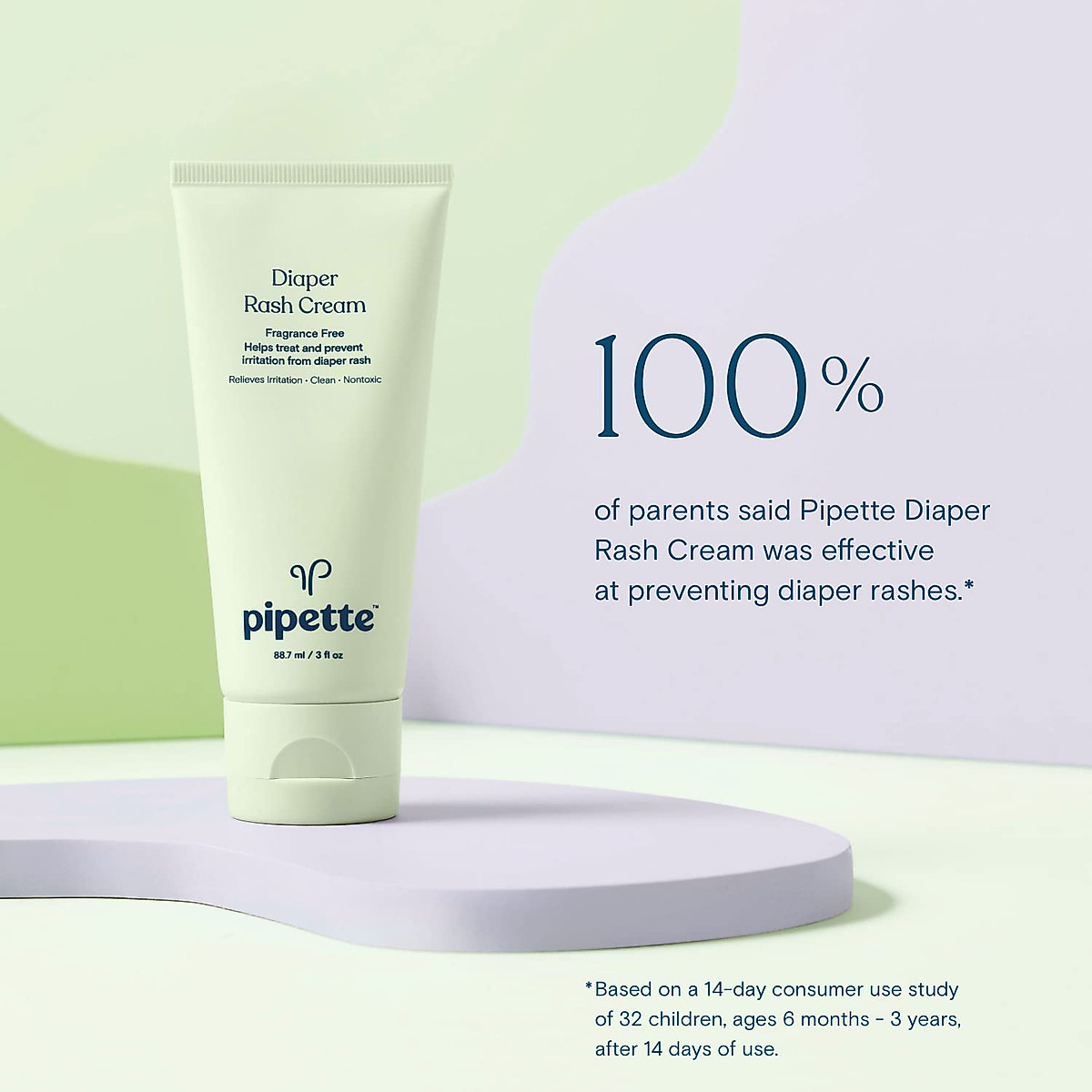 Pipette Baby Cream to Powder Baby Oil Bundle - Keep Baby's Skin Happy with Renewable Plant-Derived Squalane, Fragrance Free