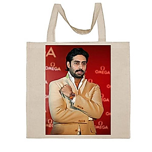 FC Carino Abhishek Bachchan - A Nice Graphic Cotton Canvas Tote Bag FCA #FCAG334108