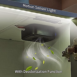 OLD CAPTAIN Shoes Cabinet,5-Tier Modern Entryway Organizer Cabinet with Door,Deodorisation and Automatic Lighting (Grey)