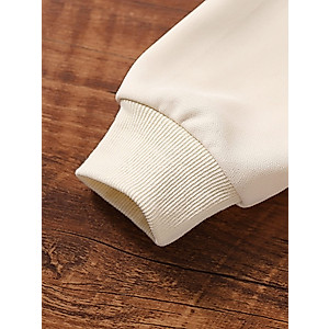 SOLY HUX Girl's Cute Graphic Crew Neck Sweatshirt Long Sleeve Pullover Tops T Shirt Apricot Cat 11-12Y