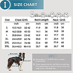 SUNFURA Dog Cold Weather Coat, Turtleneck Windproof Waterproof Dog Winter Jacket Outdoor Pet Vest with Warm Fleece Lined and Fur High Collar, Reflective Thick Dog Clothes for Small Medium Large Dogs