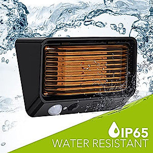 Leisure LED RV Exterior Motion Sensor Porch Utility Light 12v 300 LM Lighting Fixture. Replacement Lighting for RVs, Trailers Campers 5th Wheels White Base (Black)