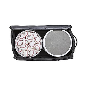 WILSON Ball Bucket Bag, Black, 27" L x 14.5" W x 20.5" H