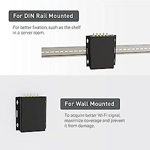 GL-X300B (Collie) 4G LTE VPN Industrial Wireless Gateway, External Full-Band 4G Antennas, Hardware Watchdog, at Command, DNS Encryption, 2.4GHz ONLY