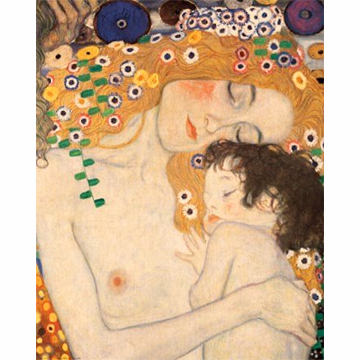 Mother and Child, (Detail from The Three Ages of Woman) c.1905 Art Poster Print by Gustav Klimt, (Overall Size: 11x14) (Image Size: 8x10)