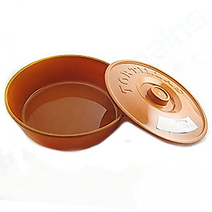 Generic Tortilla Container Keeper Microwave Warmer 8 inch Round Pita Taco Warm Flatbread New, Beige