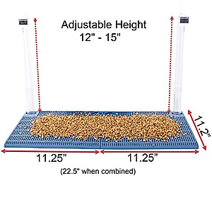 Penn-Plax Clear-Free Premium Under Gravel Aquarium Filter (UGF) – Freshwater and Saltwater Safe – Suitable for 15 – 20 Gallon Tanks