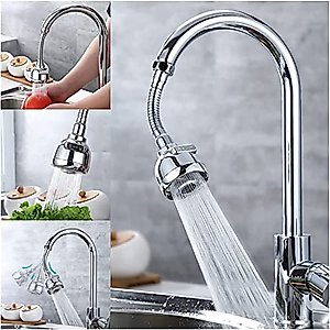 Newly Upgraded 360° Rotatable Faucet Nozzle, Removable Kitchen Faucet Nozzle Replacement, Splash-Proof Faucet Booster Shower and Water-Saving Faucet for Kitchen Bathrooms