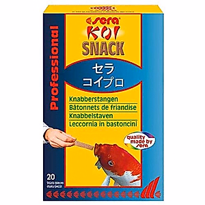 Sera Koi Professional Snack Fish Food, 20 Piece Box