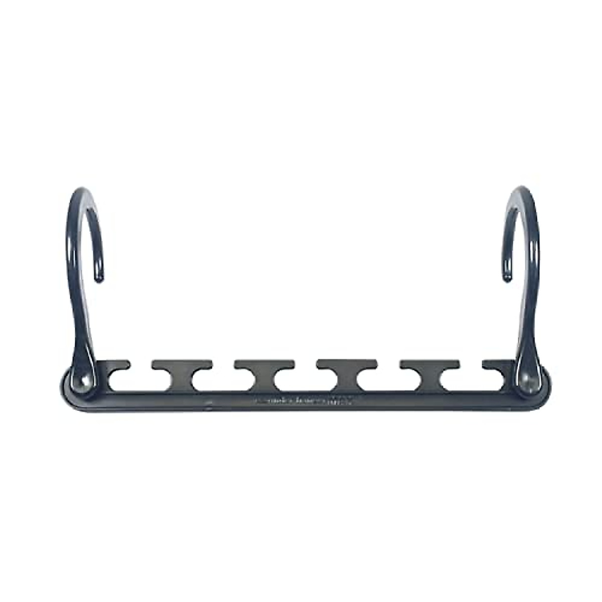 Wonder Hanger Max Pack of 10 Organizer, Triples Clothes-Hanger Space for Wrinkle-Free Clothes, Space-Saving Closet-Organization Hangers, Fully Assembled, Grey