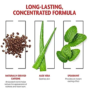 Pacific Shaving Company Caffeinated Shaving Cream - Caffeine, Shea Butter + Spearmint Antioxidant Shaving Cream - Clean Formula for a Hydrating, Redness Reducing + Irritation-Free Shave (7 Oz, 2 Pack)