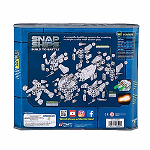 Snap Ships Gladius AC-75 Drop Ship - Construction Toy for Custom Building and Battle Play - Ages 8+