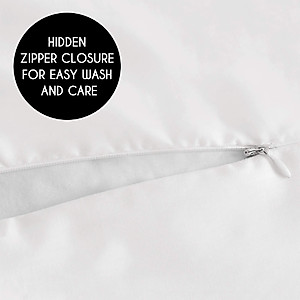 Sweet Jojo Designs Black and White Woodland Moose Body Case Cover for Rustic Patch Collection (Pillow Not Included)