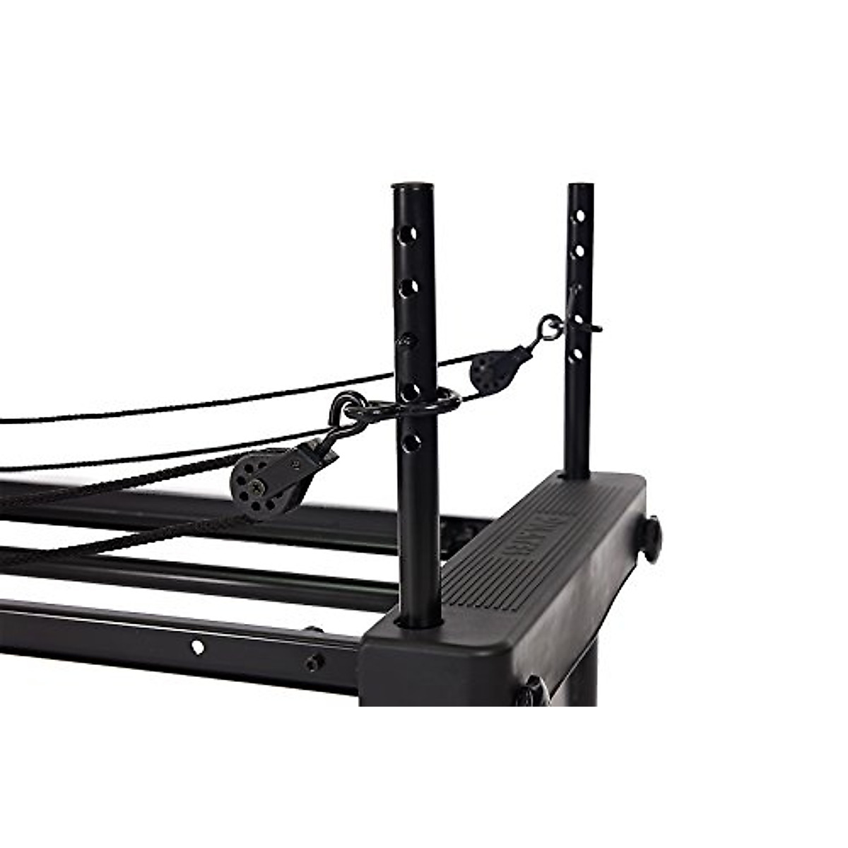 Stamina Products AeroPilates Reformer 651 Whole Body Resistance Workout Machine for Home Gym with 10 Inch Stand and Foldable Frame with Wheels