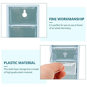 Cabilock Desktop Organizer Jewelry Storage Box Multi Layer Storage Container Desktop Storage Holder Storage Drawers