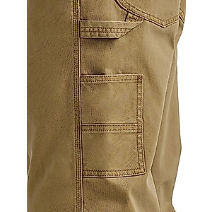 Lee Men's Legendary Workwear Carpenter Jean, Dark Khaki, 35W x 30L