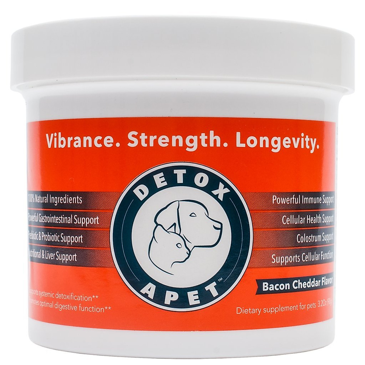 DETOXA-PET Powder, Powerful Nutritional Supplement for Pets, Works Wonders! Dog & Cat Detox, Liver Detox for Dogs, Cats,10 Bill CFU Probiotics, Enzymes, Herbs, Vitamins, Minerals, Immediate Benefits!
