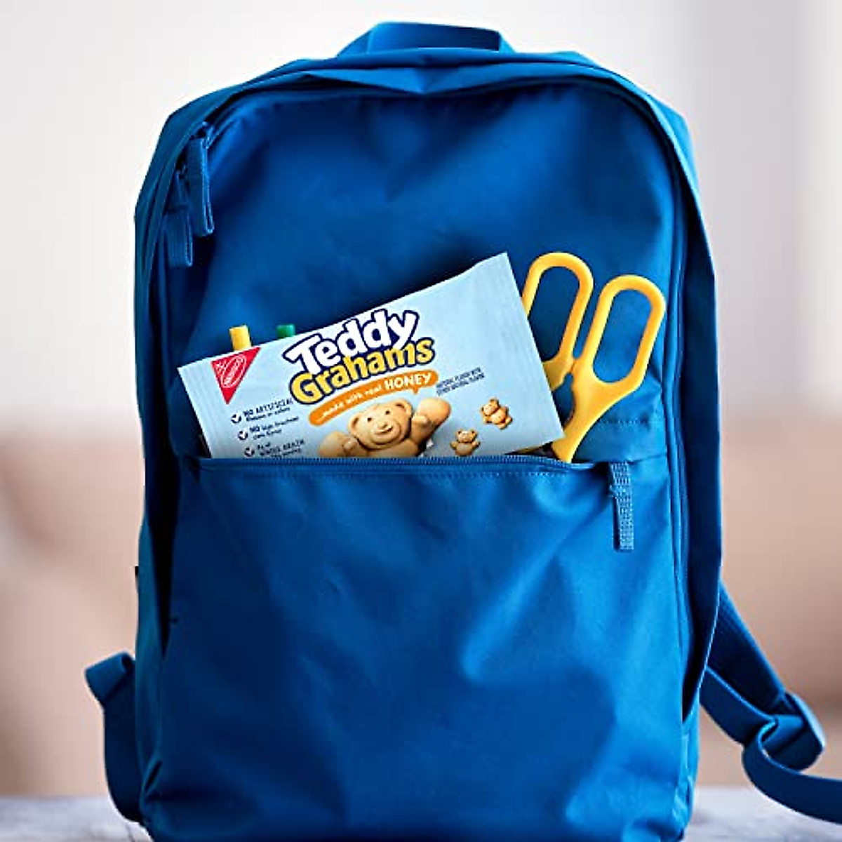 Teddy Grahams Honey Graham Snacks, 48 Total Snack Packs (4 Boxes)