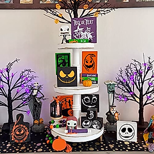 Halloween Stencils for Pumpkin Carving Kids Reusable Halloween Face Paint Stencils for Painting on Wood Shirts Cookie Canvas Walls Art Decorative (23pcs 3in face)