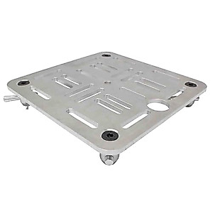 ProX XT-BP12AH 12" Aluminum 8mm Slotted Holes Truss Top Plate for F34 F32 F31 Conical Square Truss with Twist Locks and Connectors