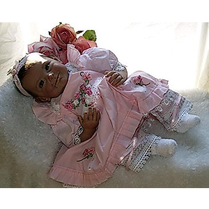LOVEDOLL Reborn Baby Dolls Girls 22" Reborn Doll Silicone Vinyl Limbs Cloth Body Gift Sets