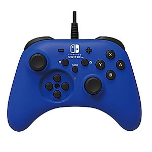 Nintendo Switch HORIPAD Wired Controller (Blue) by HORI - Licensed by Nintendo