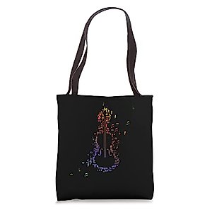 Violin Violins Sheet Music Violinist Musician Tote Bag